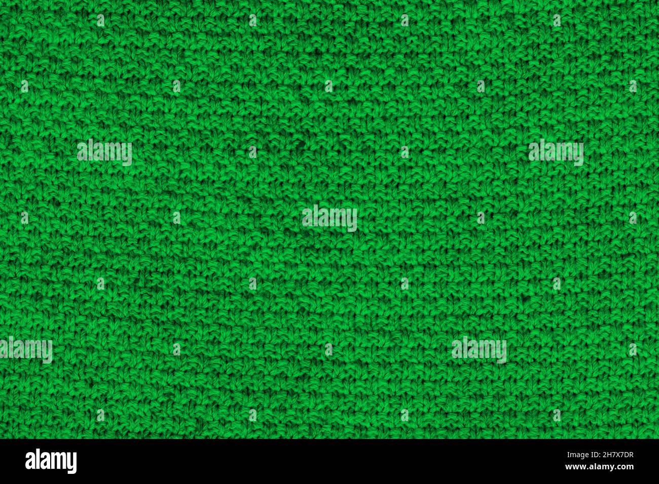 Green knitted fabric texture. Rough sweater background Stock Photo - Alamy