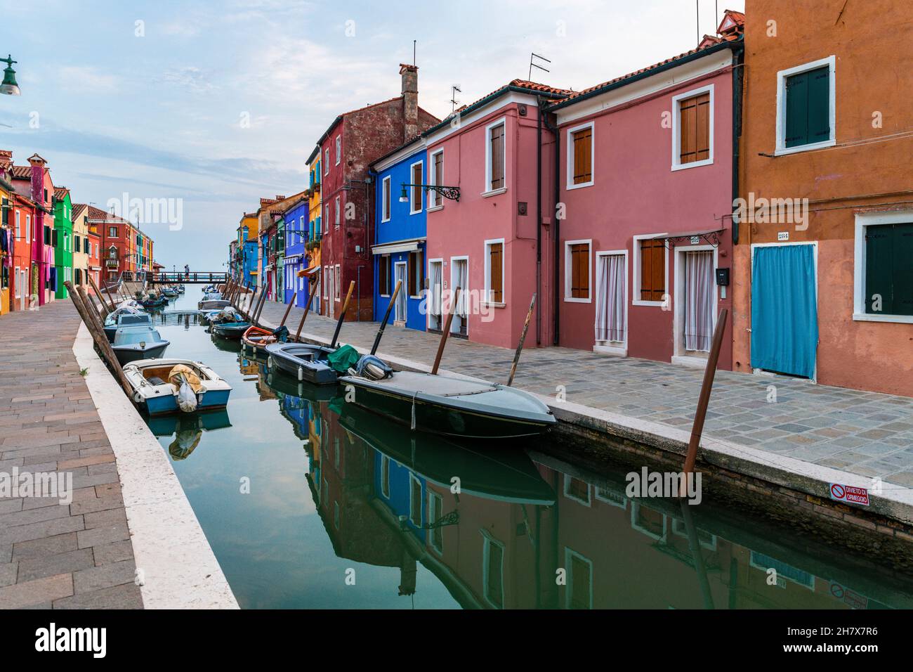 The magical colors of Burano and the Venice lagoon Stock Photo - Alamy