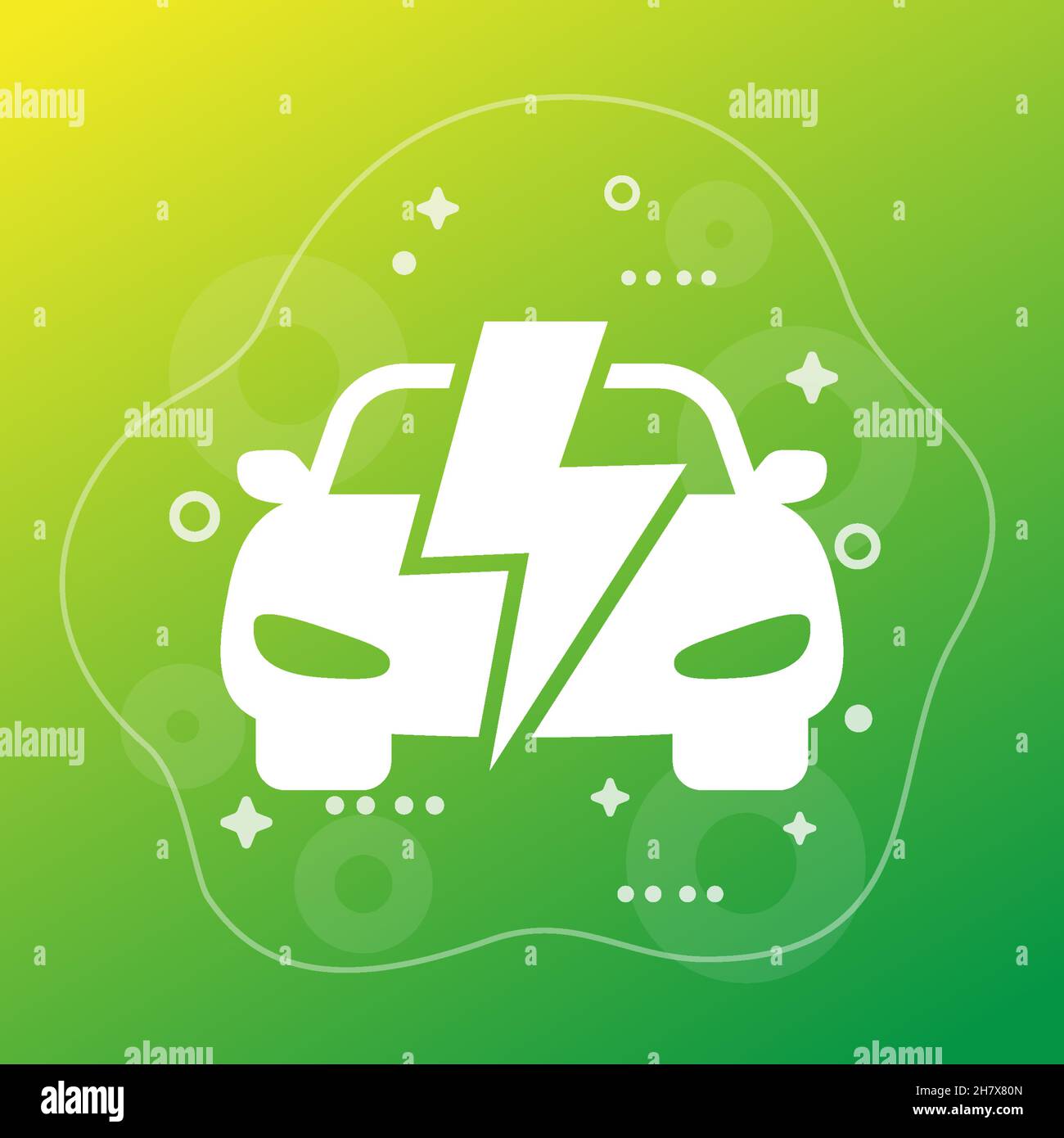 electric car, ev icon, vector art Stock Vector Image & Art - Alamy