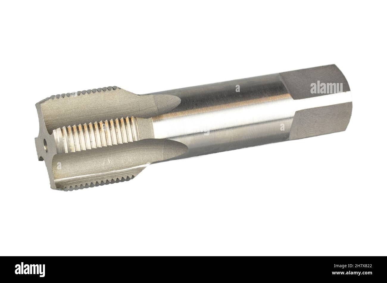 Machine roll tap, isolated on white background Stock Photo - Alamy