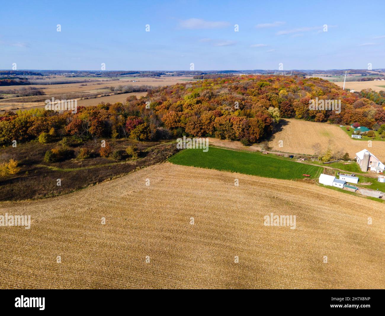 Drumlin aerial hi-res stock photography and images - Alamy