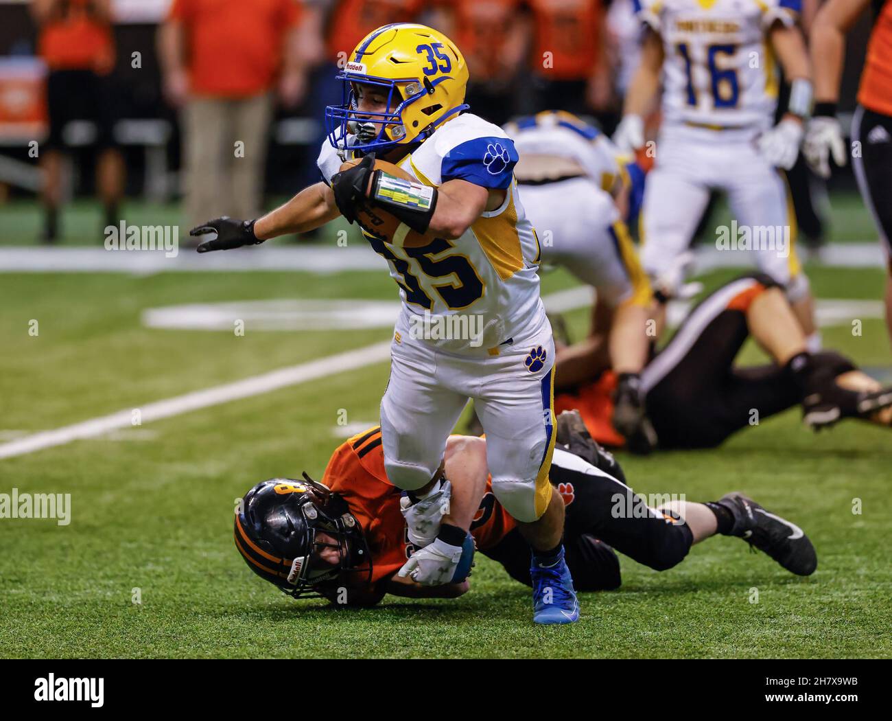Football Action with Carey vs Kendrick High School at the Idaho State ...