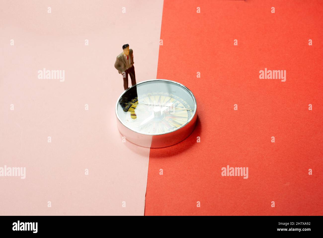 Magnetic compass tool as a concept of traveling and and finding your ...