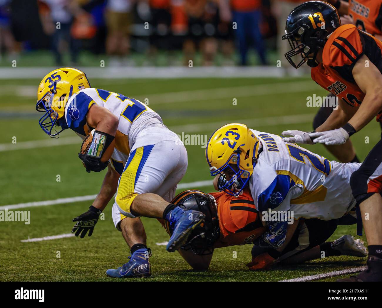 Football Action with Carey vs Kendrick High School at the Idaho State ...