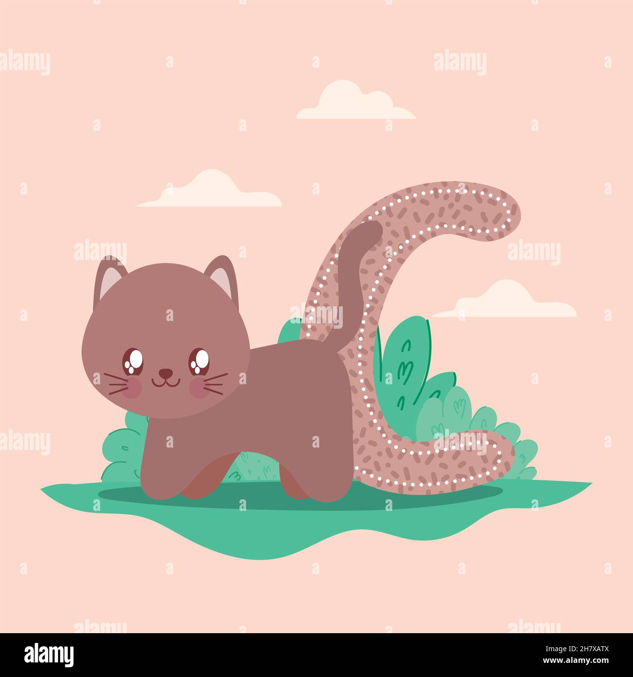 cat and letter C card Stock Vector Image & Art - Alamy