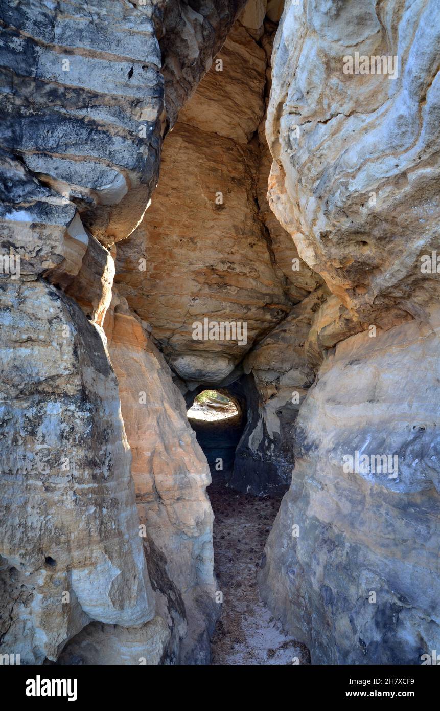 Old stone cave in mountain Stock Photo - Alamy