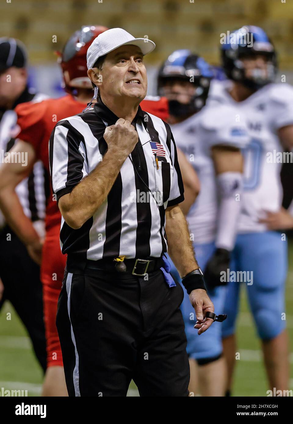Football action with Skyline vs Sandpoint High School at the Idaho ...