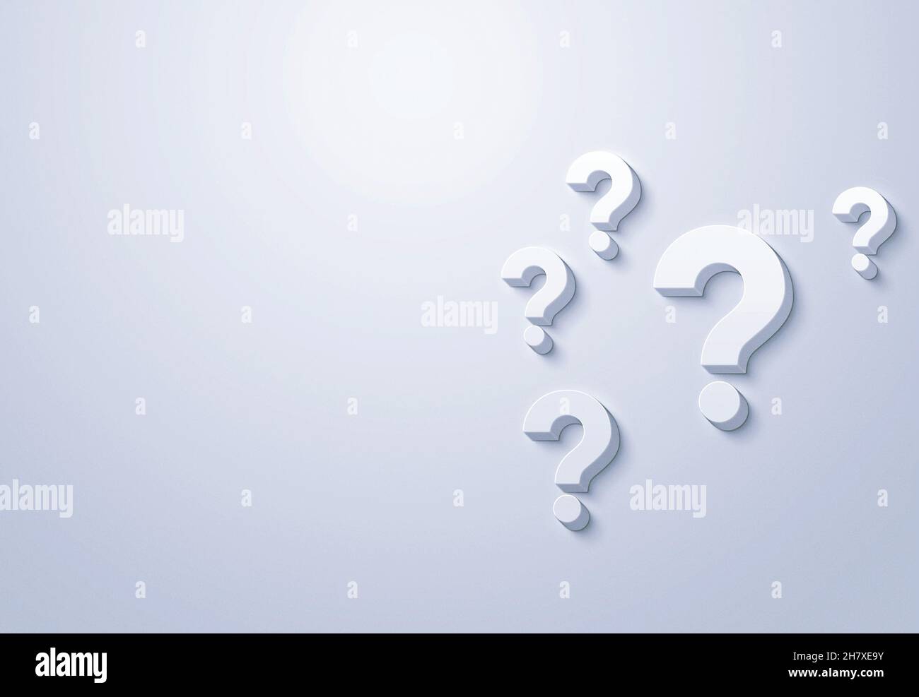 3d question marks Stock Photo - Alamy