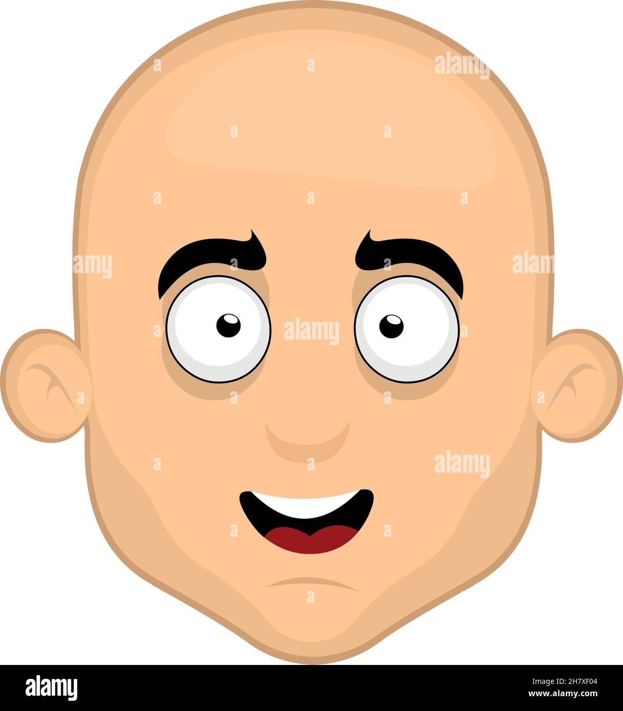 Cool Cartoon Man Face