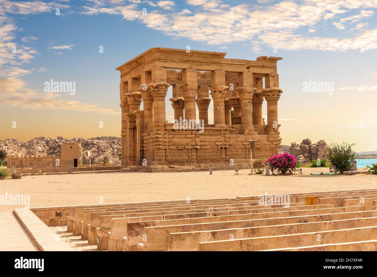 Pharaoh's Bed Temple on the Philae Island, Aswan, Egypt Stock Photo - Alamy