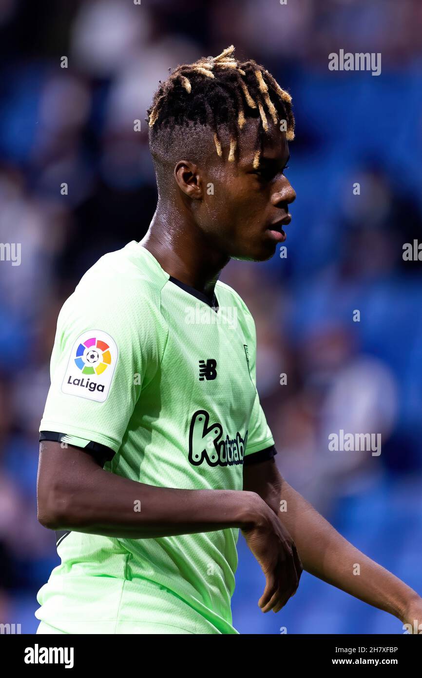 BARCELONA - OCT 26: Nico Williams in action during the La Liga match ...