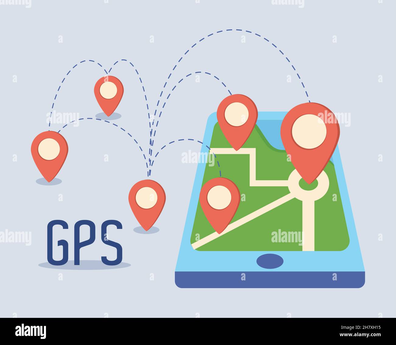 great gps card Stock Vector Image & Art - Alamy