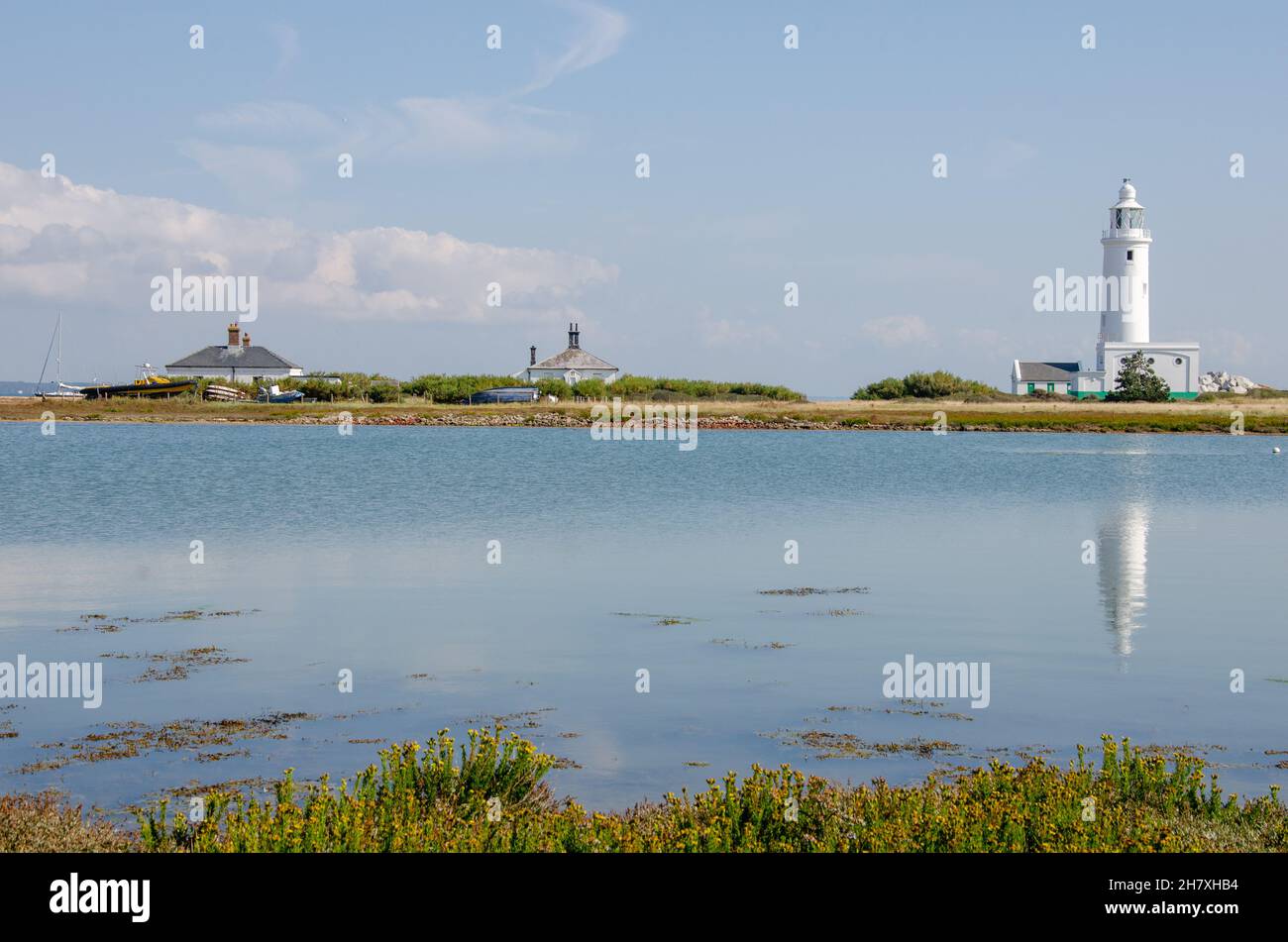 Hurst Point Lighthouse aka The High Lighthouse, near Hurst Castle ...
