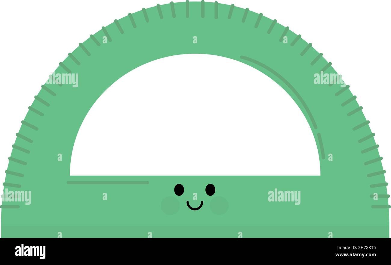 geometric protractor kawaii Stock Vector Image & Art - Alamy