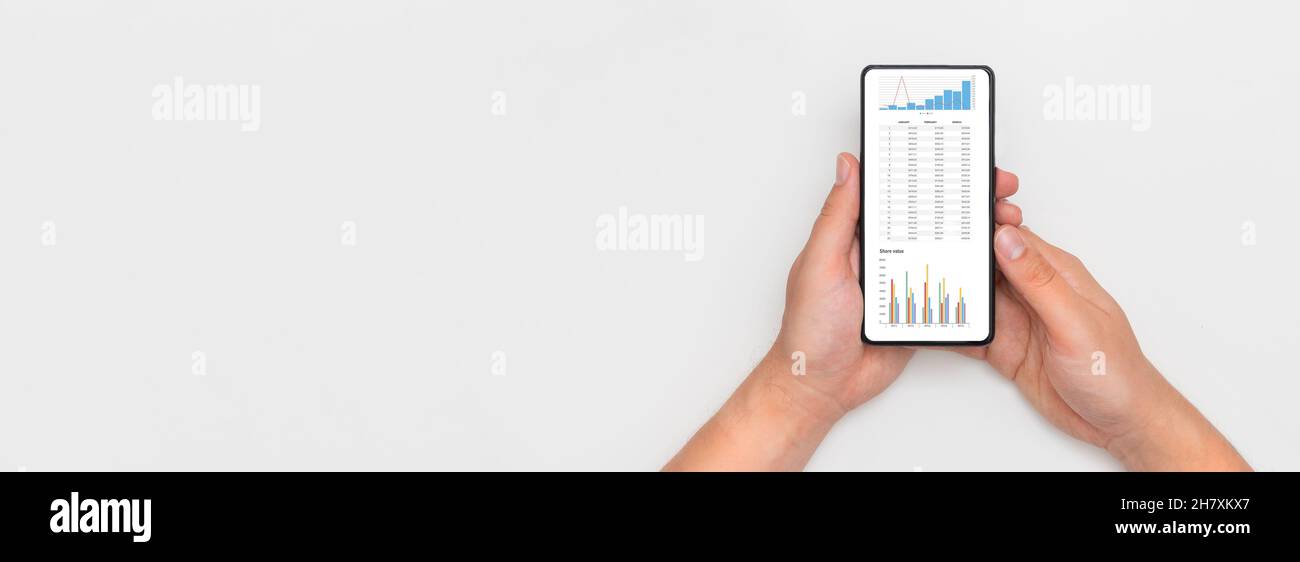 Smart investment banner internet hi-res stock photography and images ...