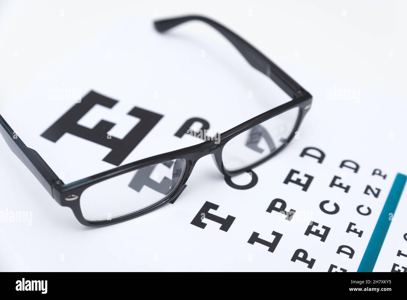 Eyesight concept test chart letters hi-res stock photography and images ...