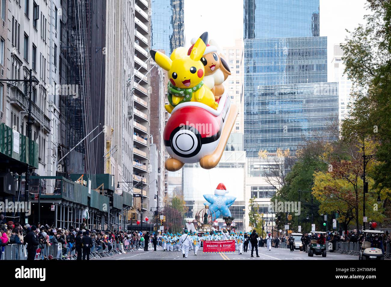 November 25, 2021 - New York, NY, United States: The Pikachu & Eevee ...