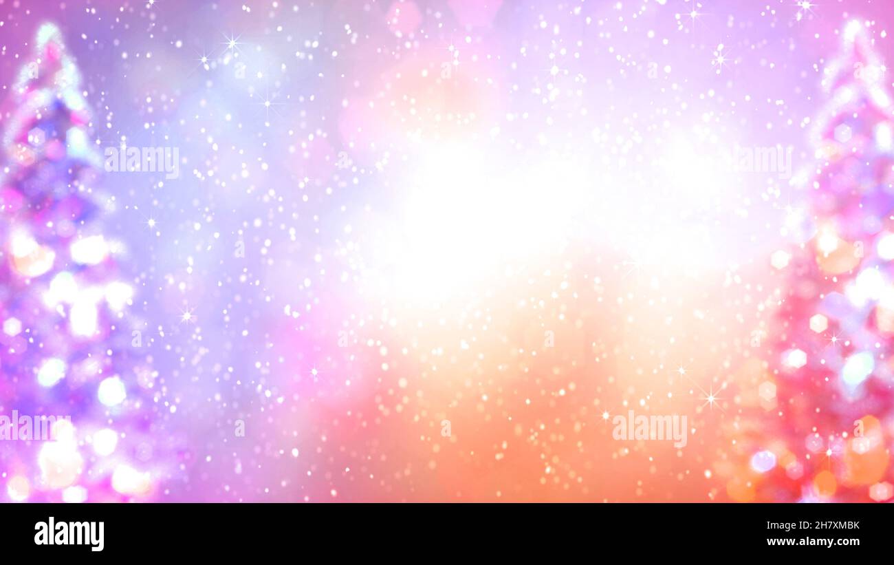 soft focus beautified pine tree - xmas holiday theme , cgi abstract 3D ...