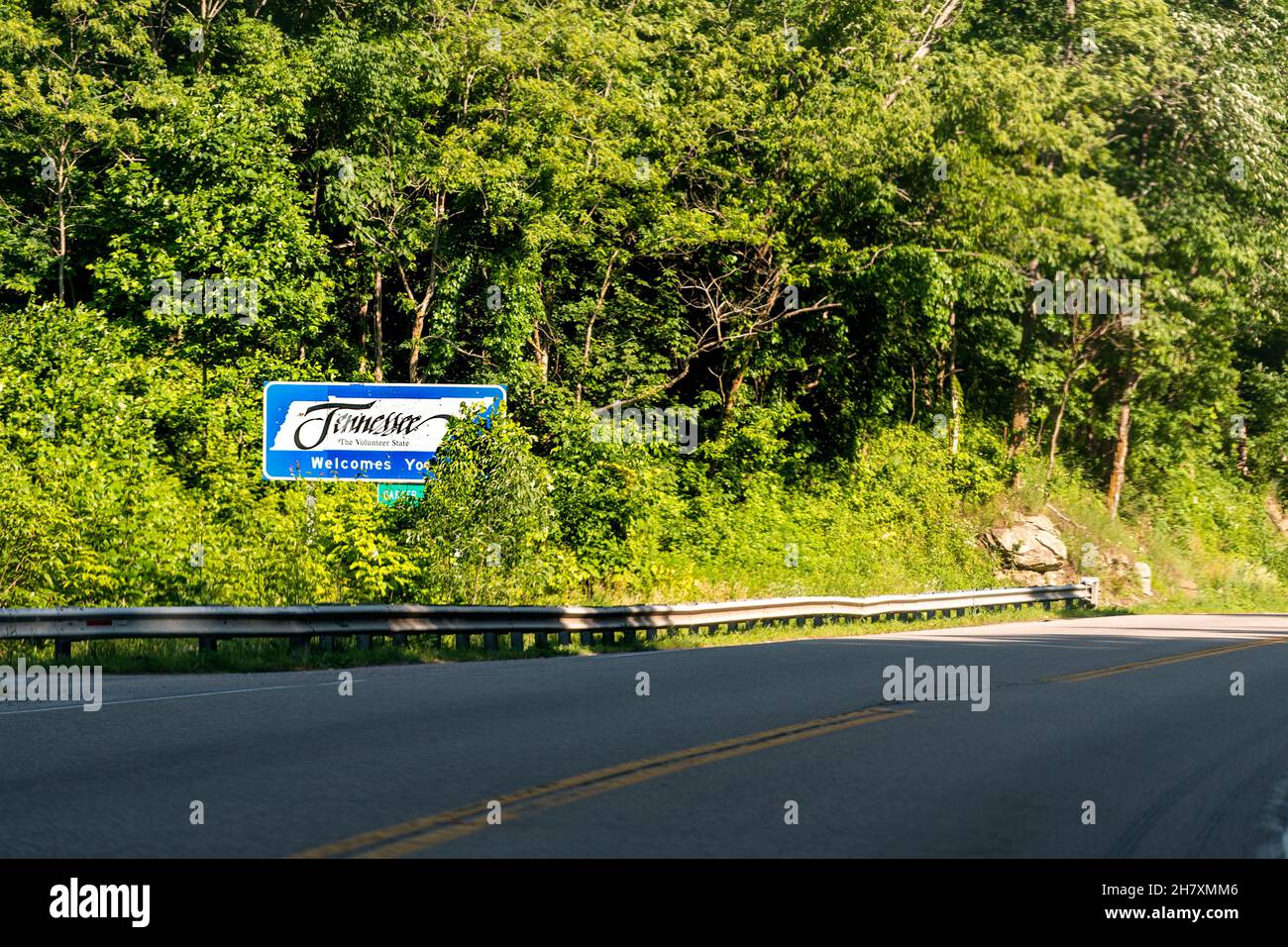 Tn nc border hi-res stock photography and images - Alamy