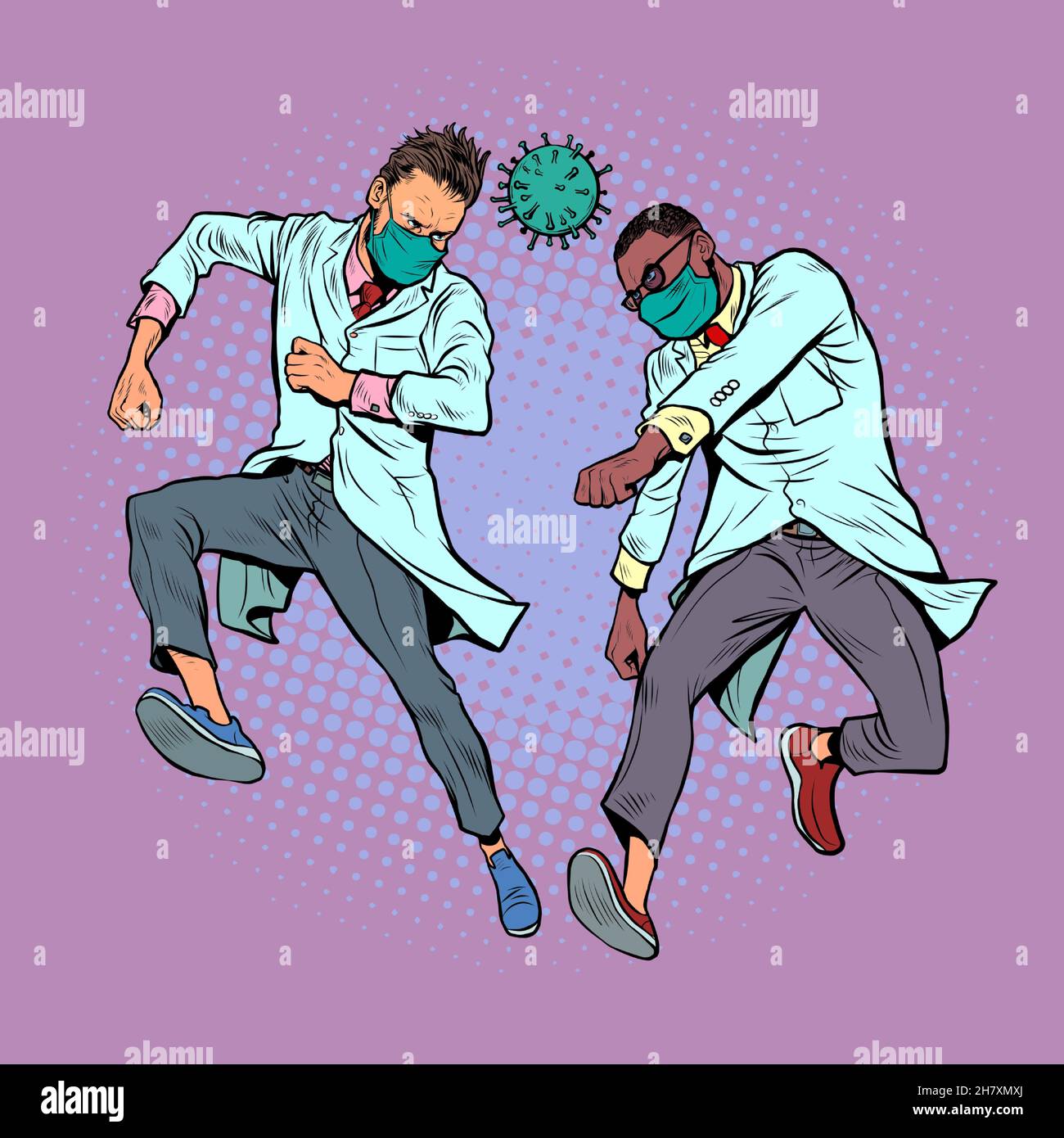 Team doctors player Stock Vector Images - Alamy