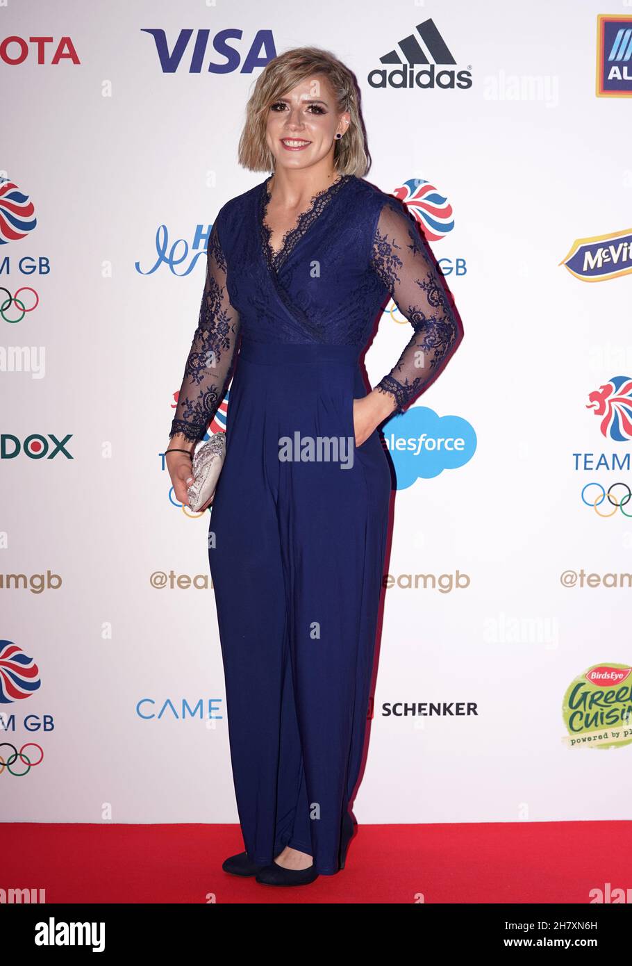 Weightlifting olympian Emily Godley arriving ahead of the Team GB Ball ...