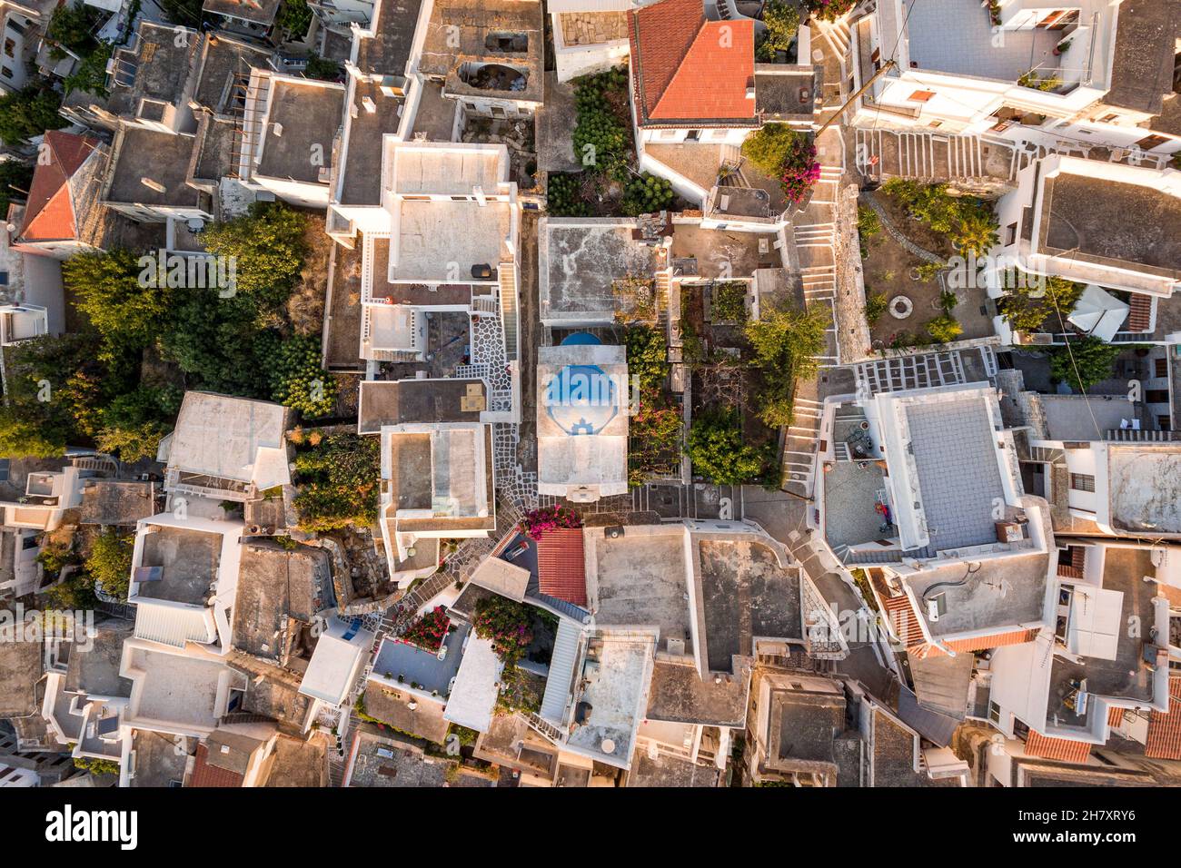 FIloti village Naxos Cyclades Greece Stock Photo - Alamy