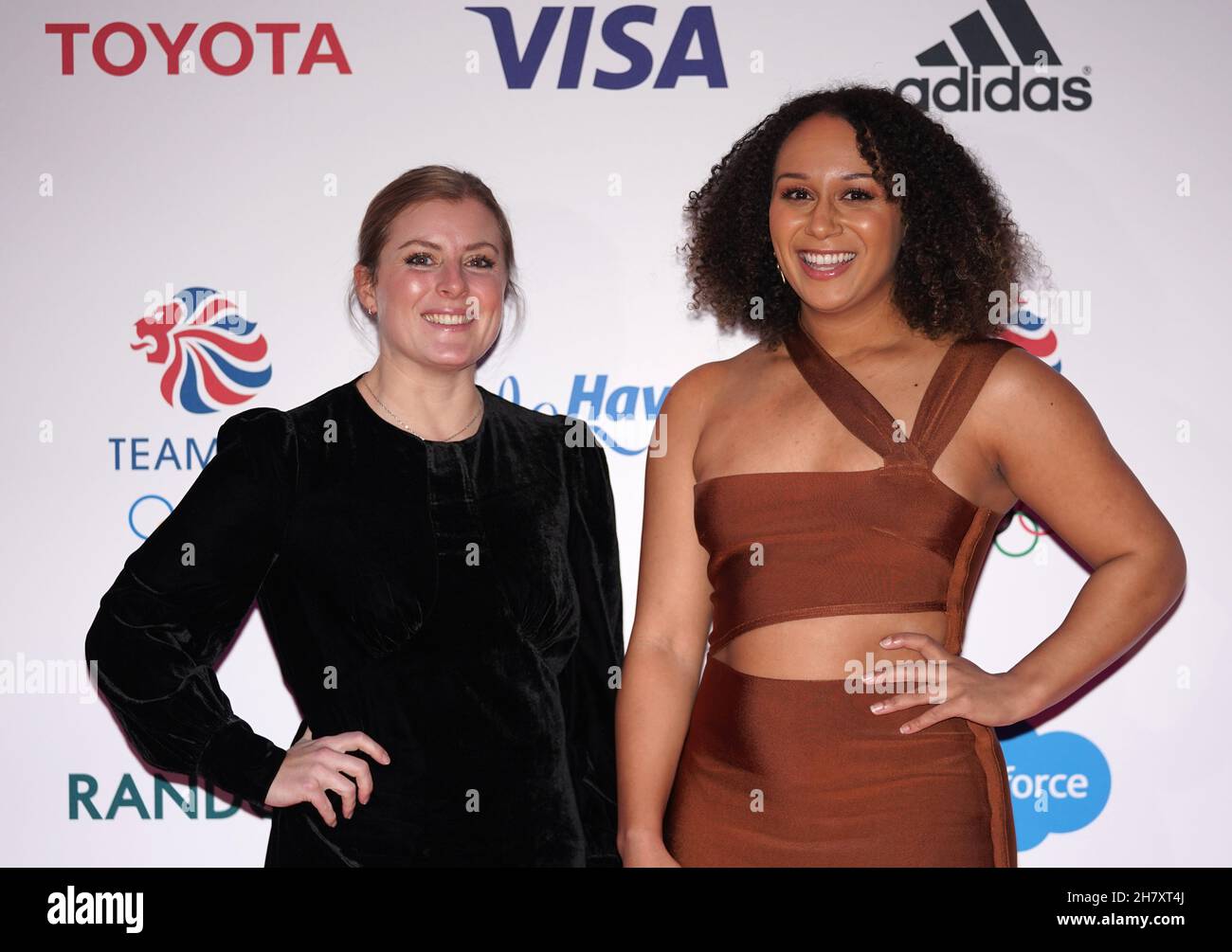 Laura Gallagher and Zoe Smith arriving ahead of the Team GB Ball at ...