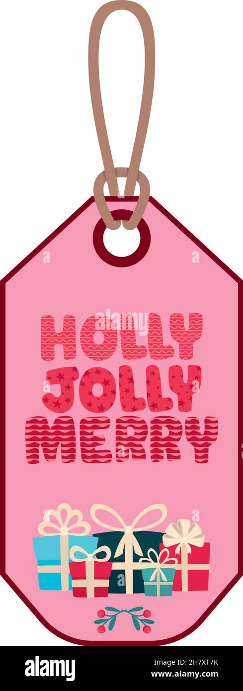 christmas label icon Stock Vector Image & Art - Alamy