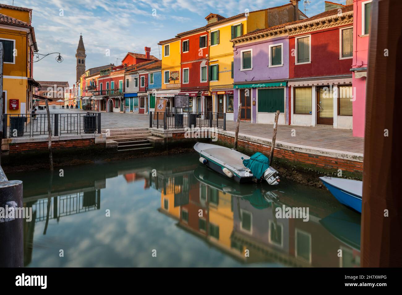 The magical colors of Burano and the Venice lagoon Stock Photo - Alamy
