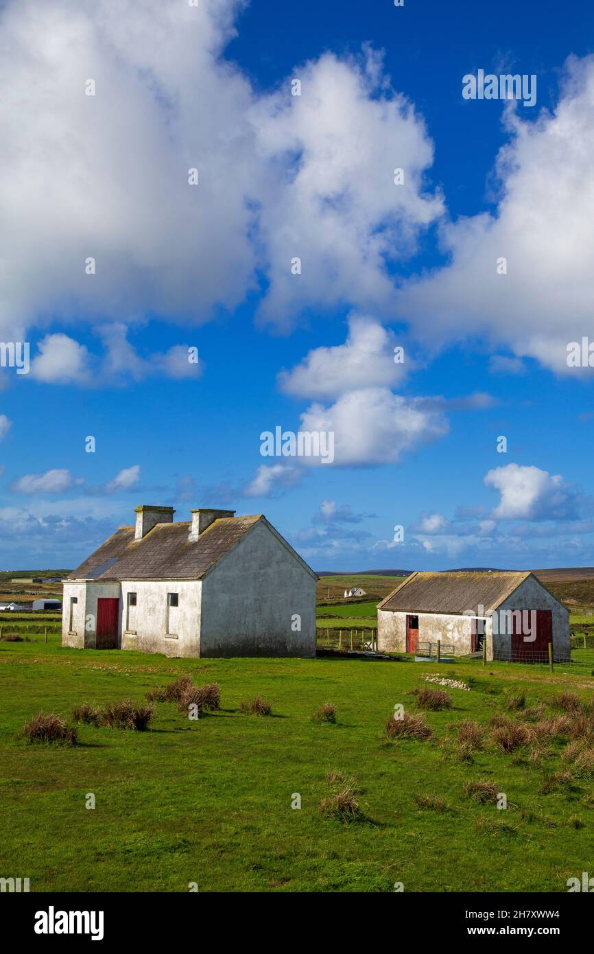 Farmhouse, Mullet Peninsula, County Mayo, Ireland Stock Photo - Alamy