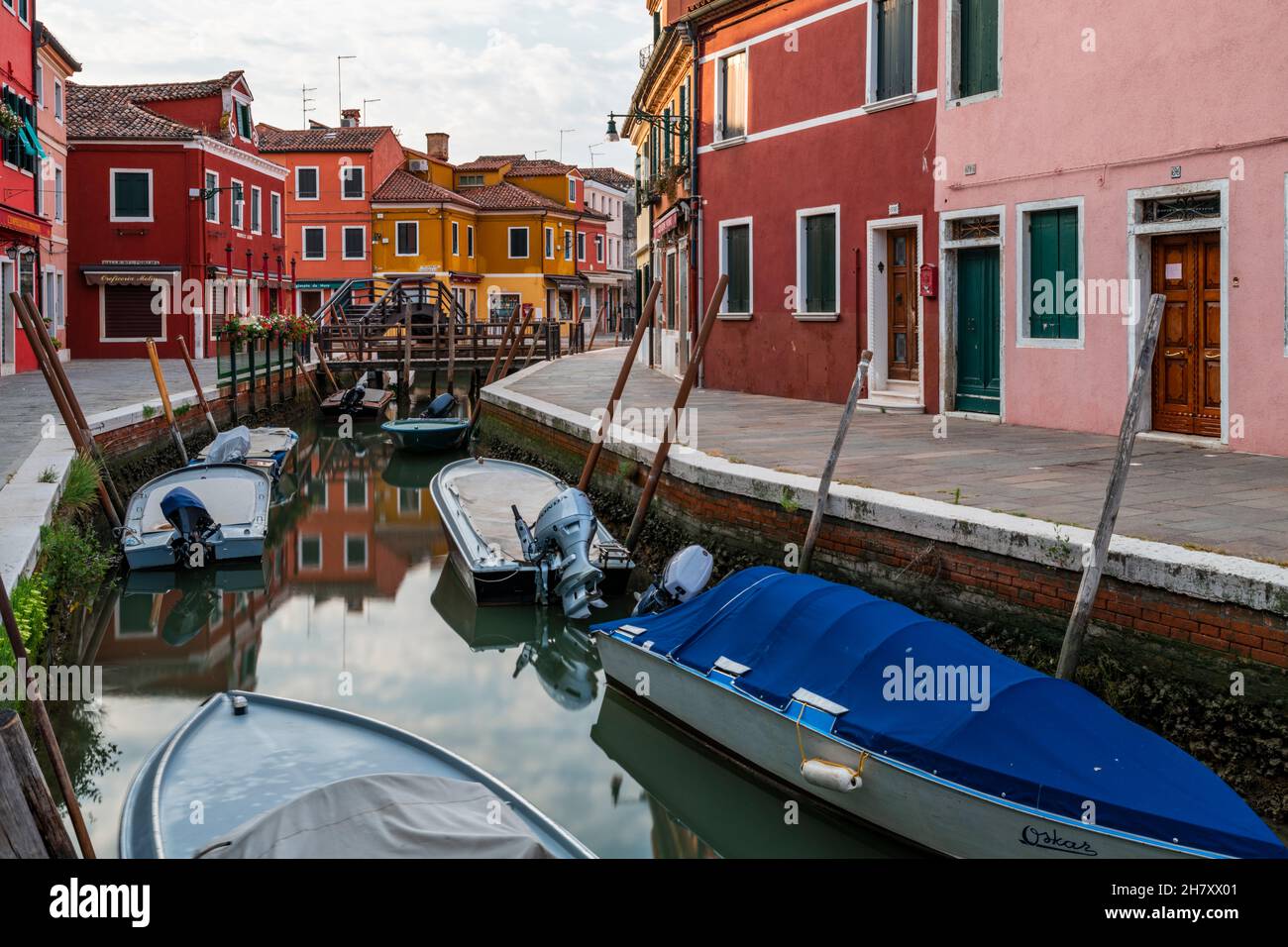 The magical colors of Burano and the Venice lagoon Stock Photo - Alamy