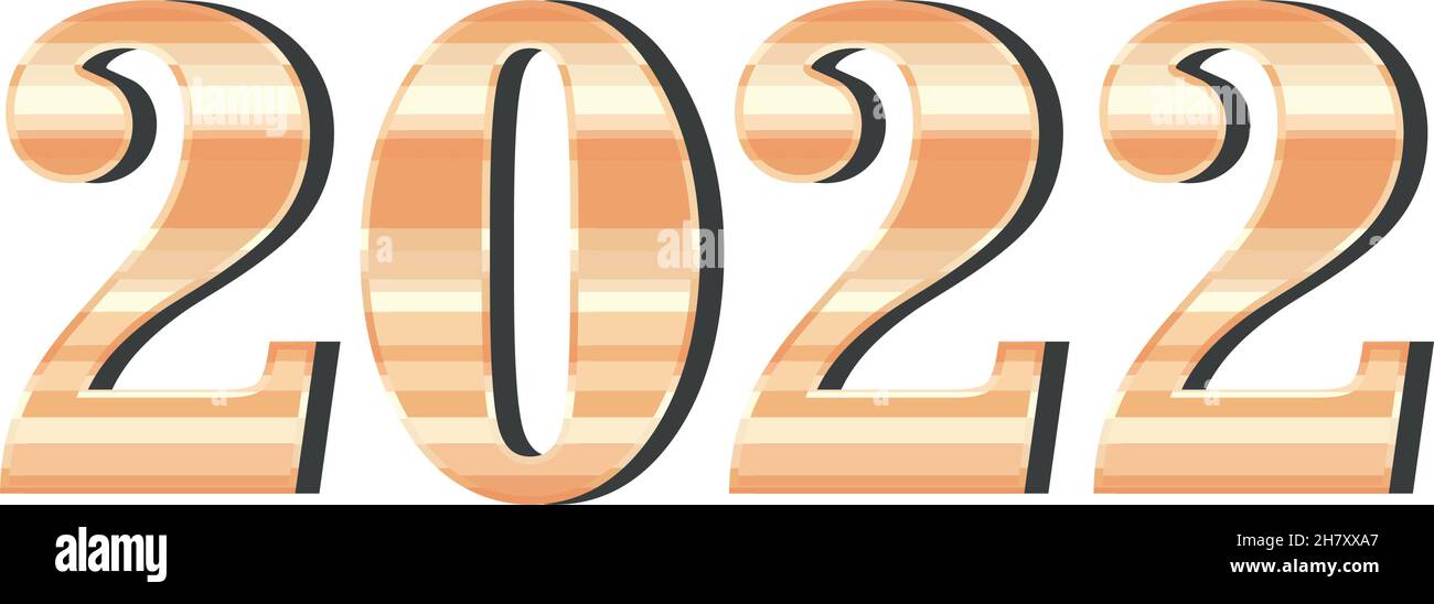 colorful 2022 year illustration Stock Vector Image & Art - Alamy