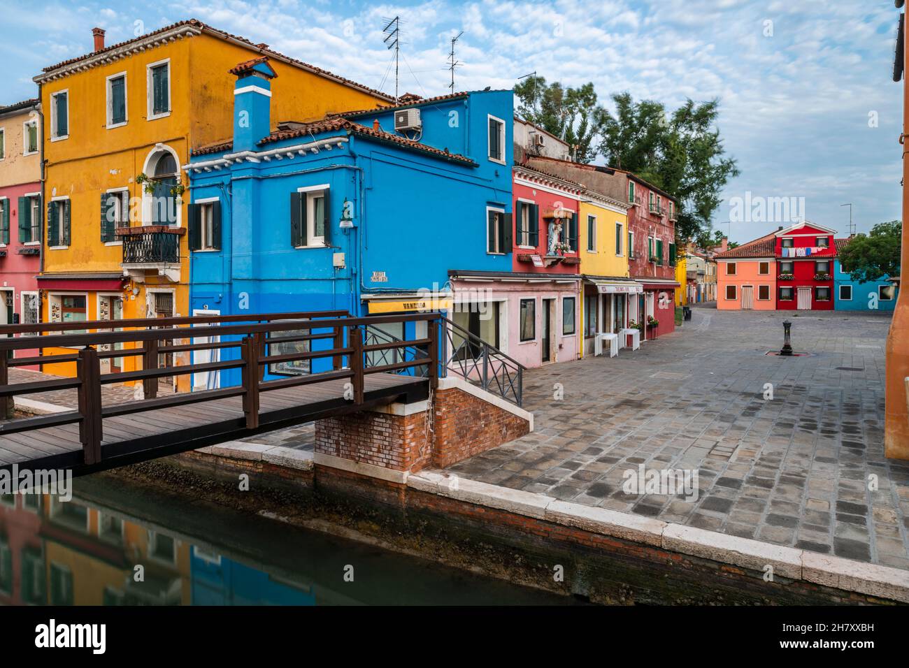 The magical colors of Burano and the Venice lagoon Stock Photo - Alamy