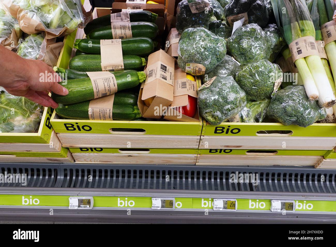 Carrefour Bio Supermarket High Resolution Stock Photography and Images ...