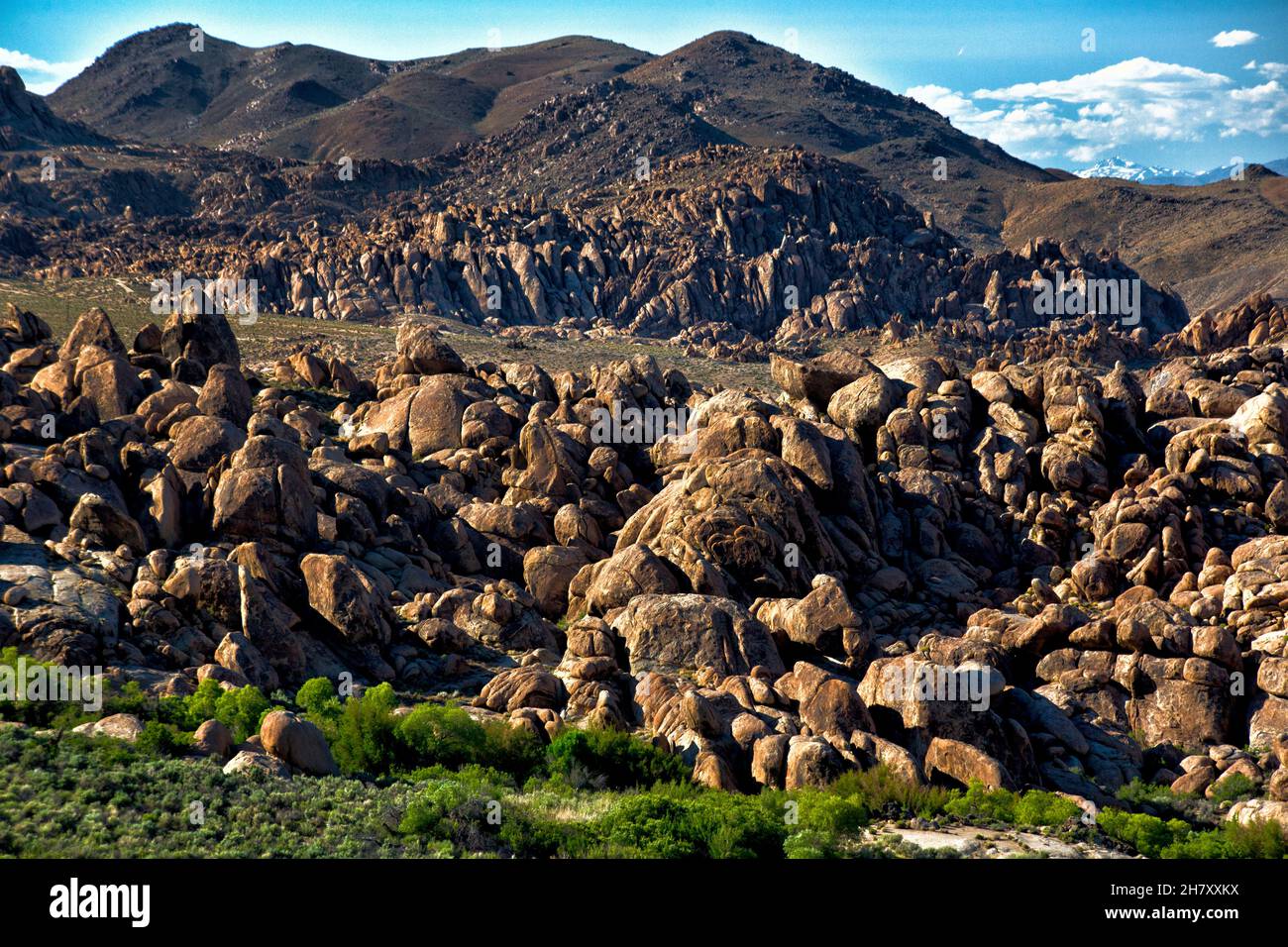 Alabama Hills and the SIerras Stock Photo - Alamy