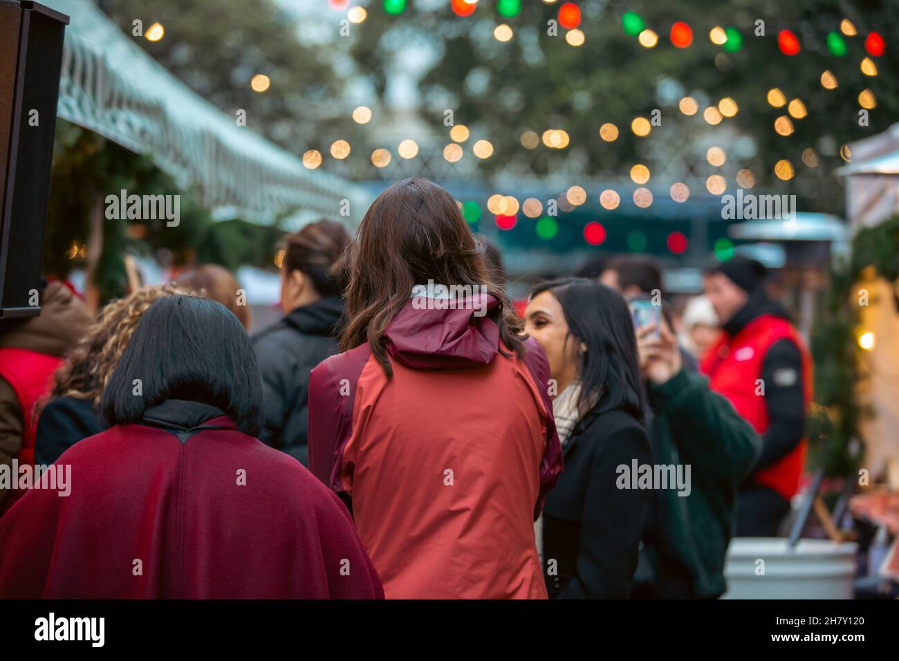 London, UK. 25th Nov, 2021. People visiting Novikov's Mayfair Christmas ...