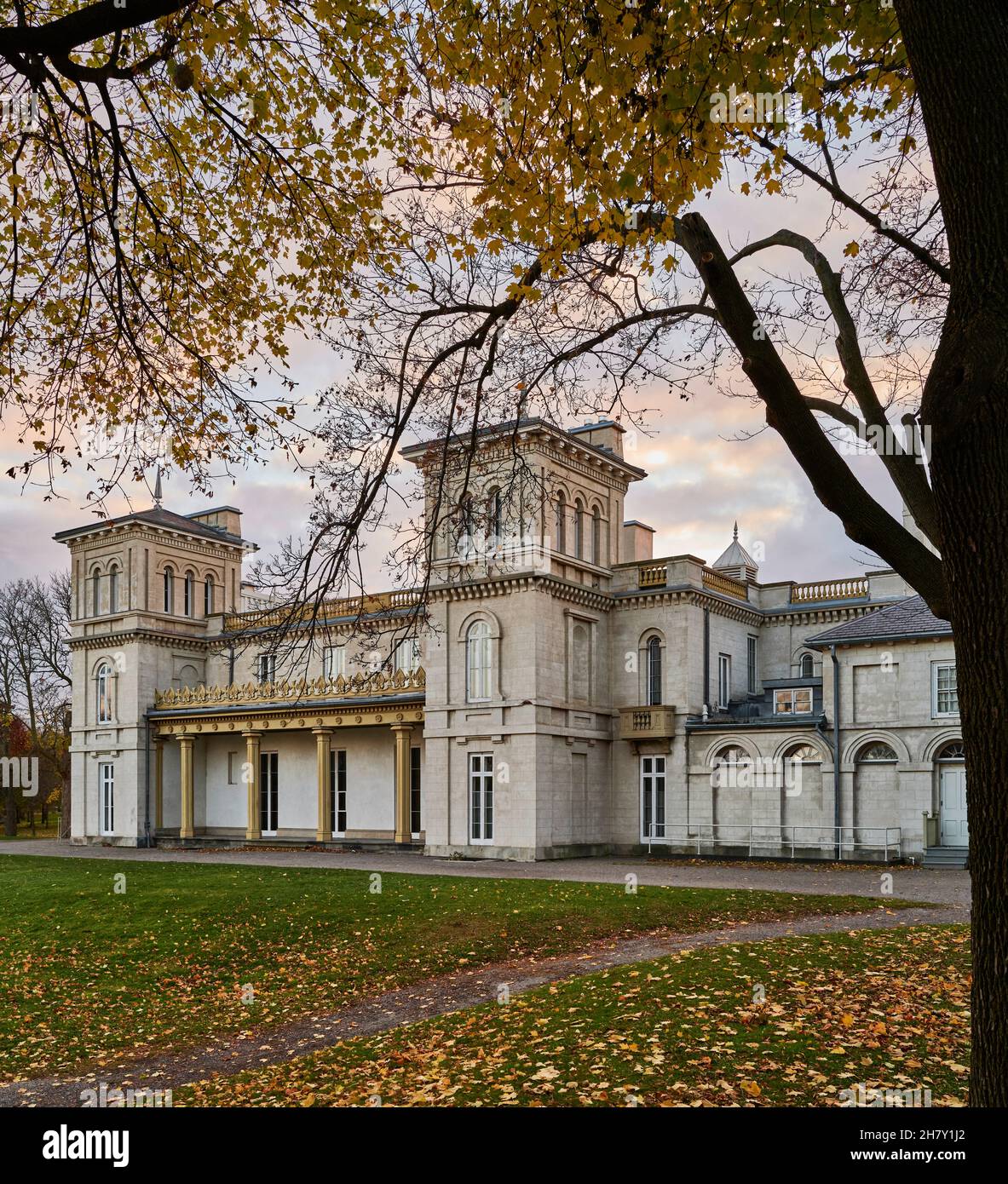 Dundurn Castle. Once home to Sir Allan Napier MacNab, railway magnate ...