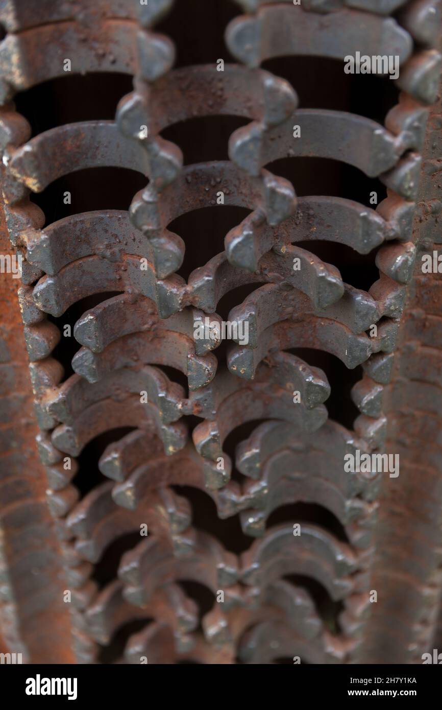 rusty abstract metal structure, metal parts texture Stock Photo - Alamy