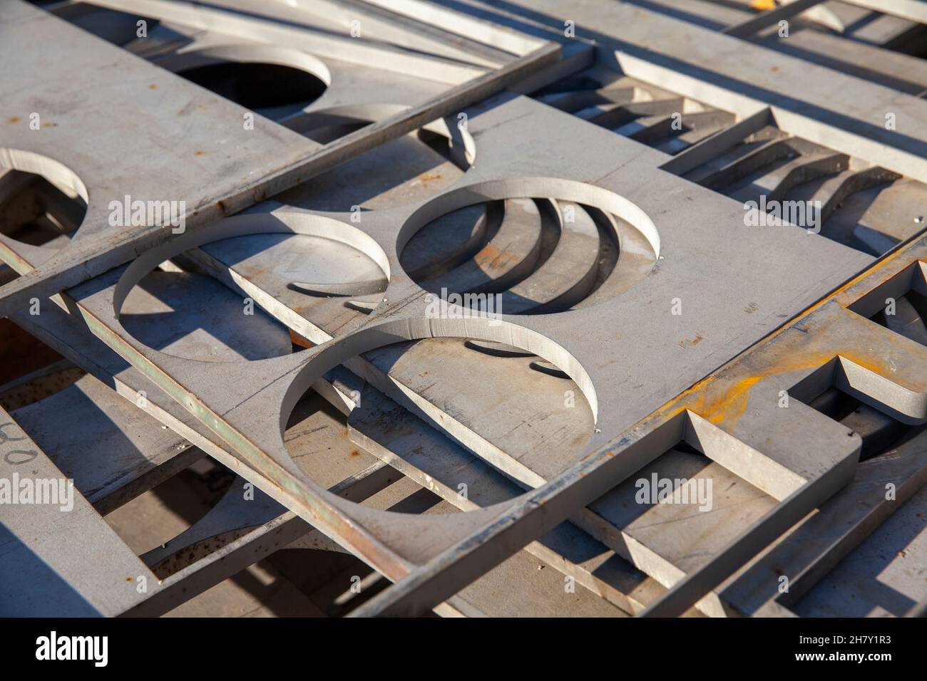 rusty abstract metal structure, metal parts texture Stock Photo - Alamy