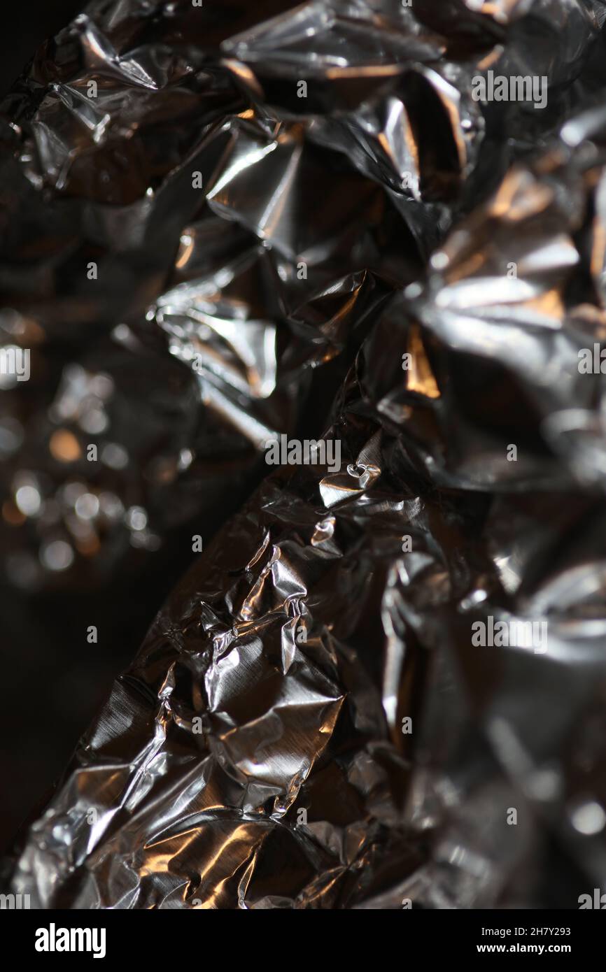 Aluminum paper abstract background close up high quality big size print ...