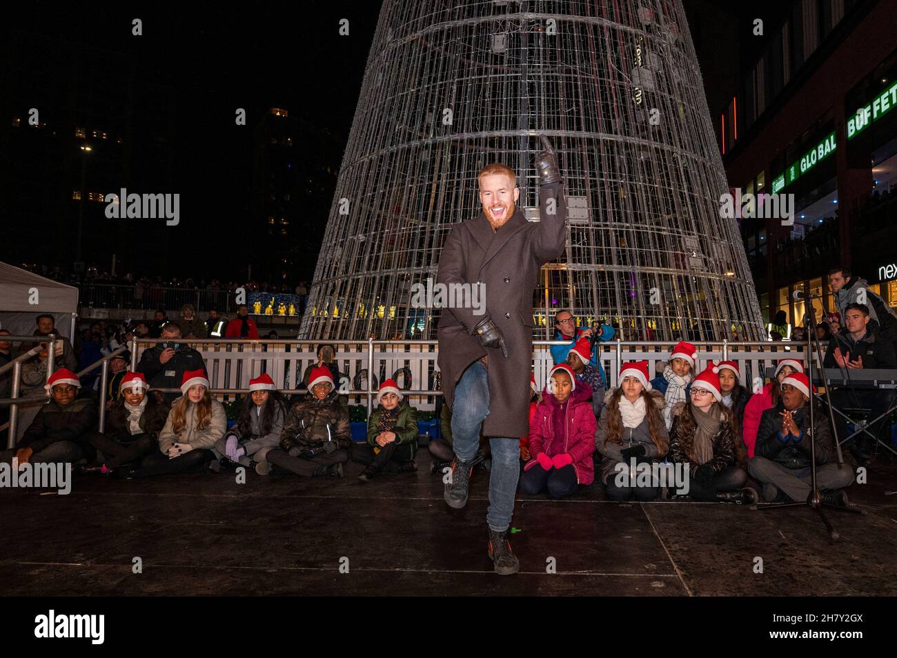 London, UK. 25 November 2021. Strictly Come Dancing's Neil Jones on ...