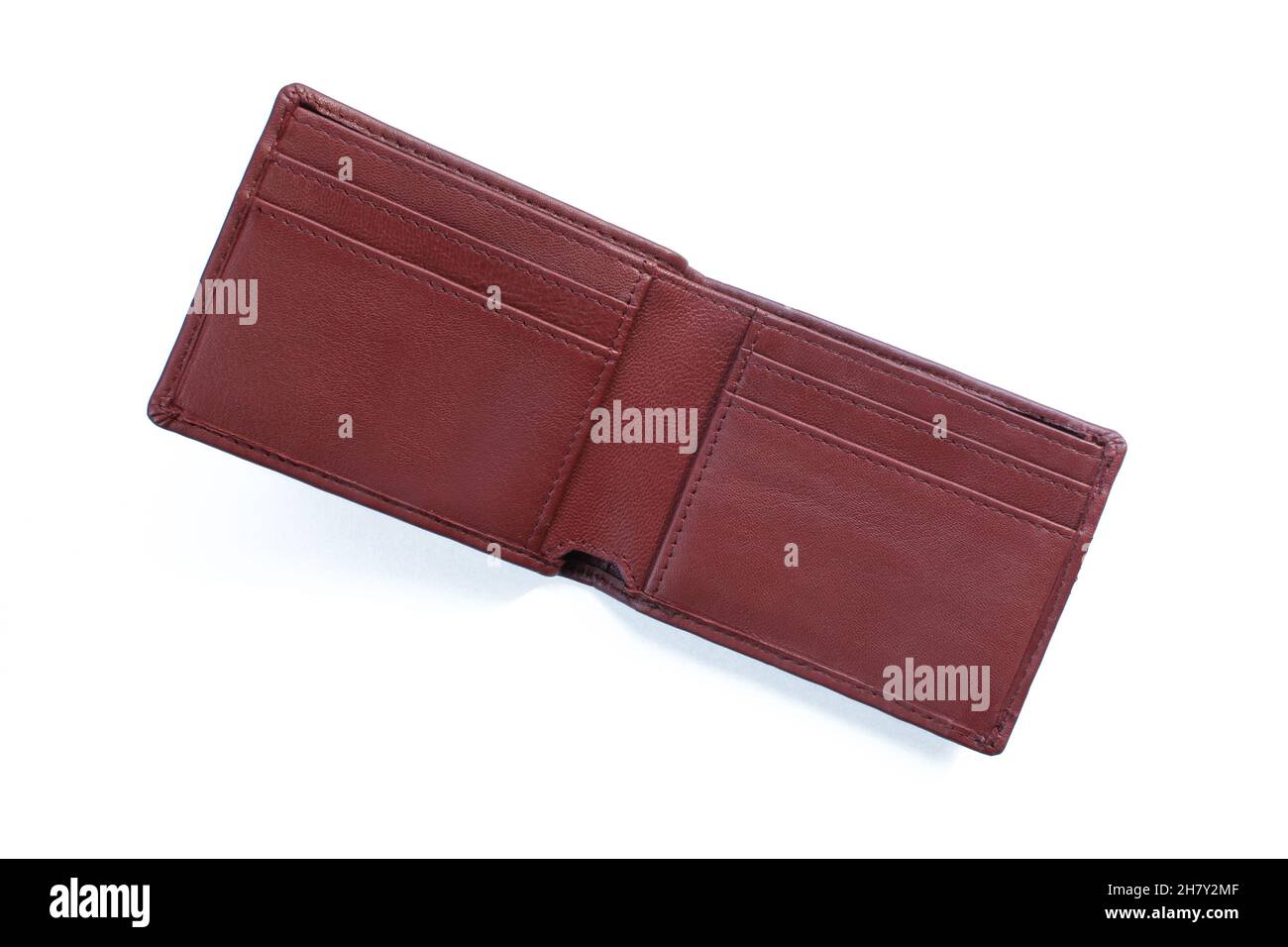 Classic leather wallet for men isolated on white background Stock Photo ...