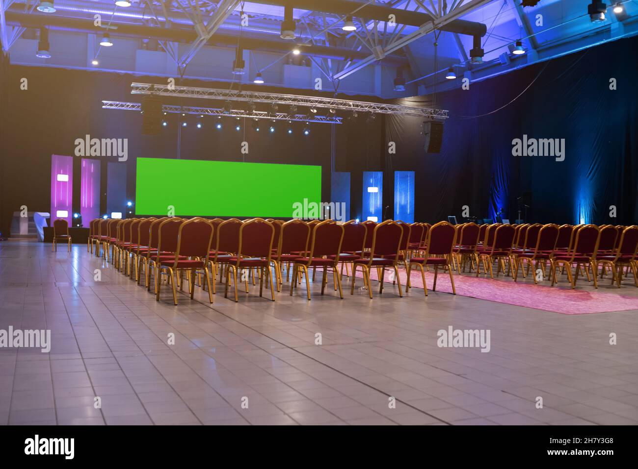 Conference hall. Collection. Meeting room. Presentation room. Modern ...