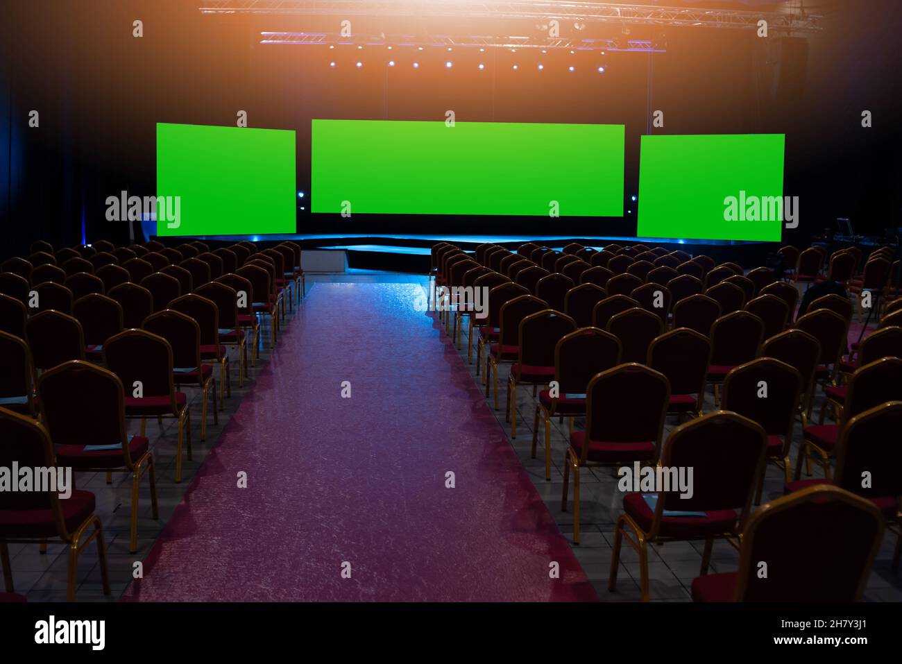 Conference hall. Collection. Meeting room. Presentation room. Modern ...