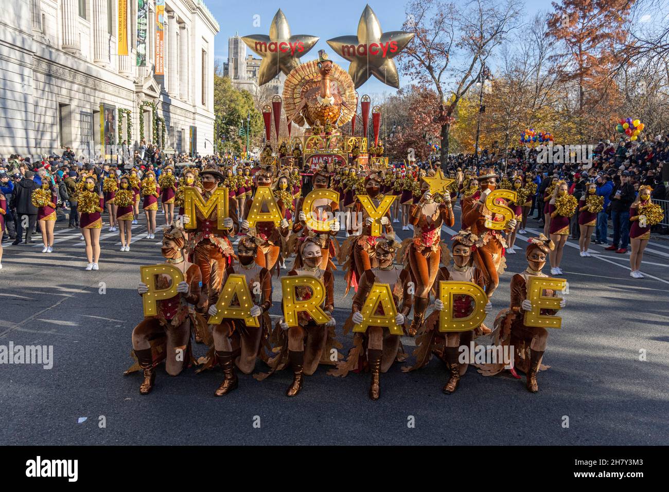 New York, N.Y/USA – 25th Nov. 2021: Spirit of America Cheer is composed ...
