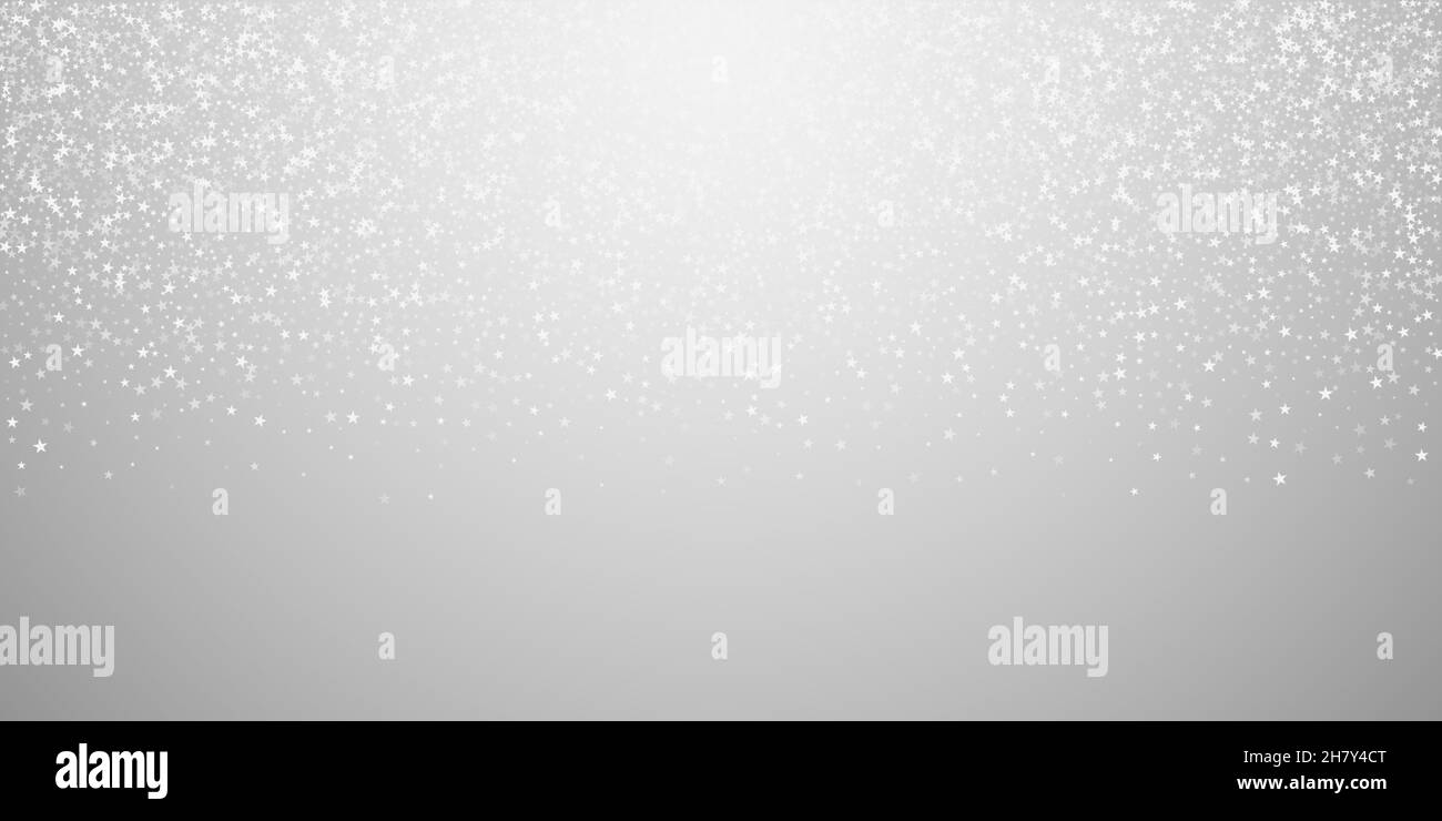 Amazing falling stars Christmas background. Subtle flying snow flakes ...