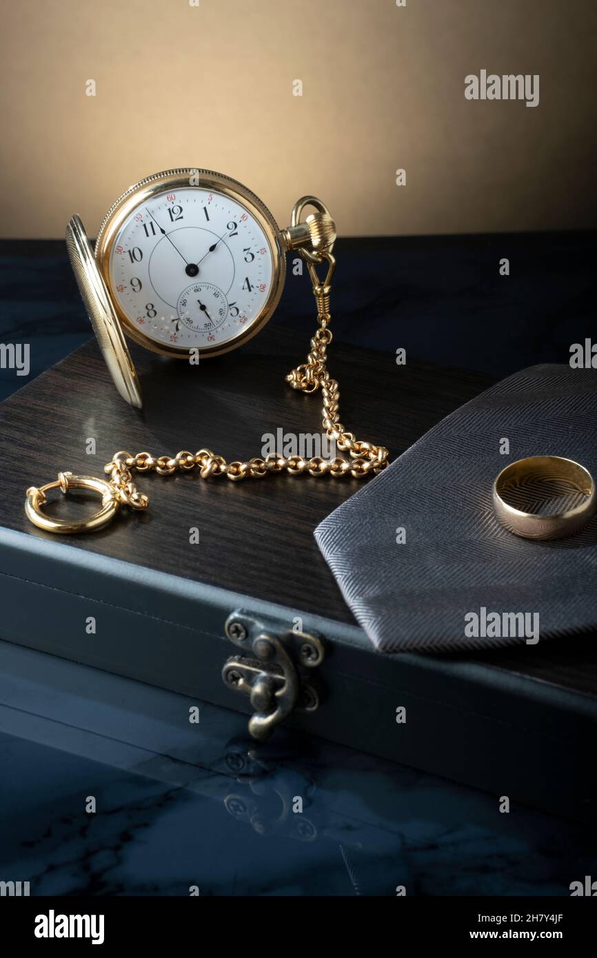 Helsinki / Finland - NOVEMBER 25, 2021: Closeup of the vintage pocket ...