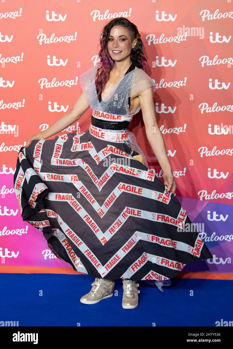 London, UK. 23rd Nov, 2021. Bec Hill attends the ITV Palooza! 2021 at ...