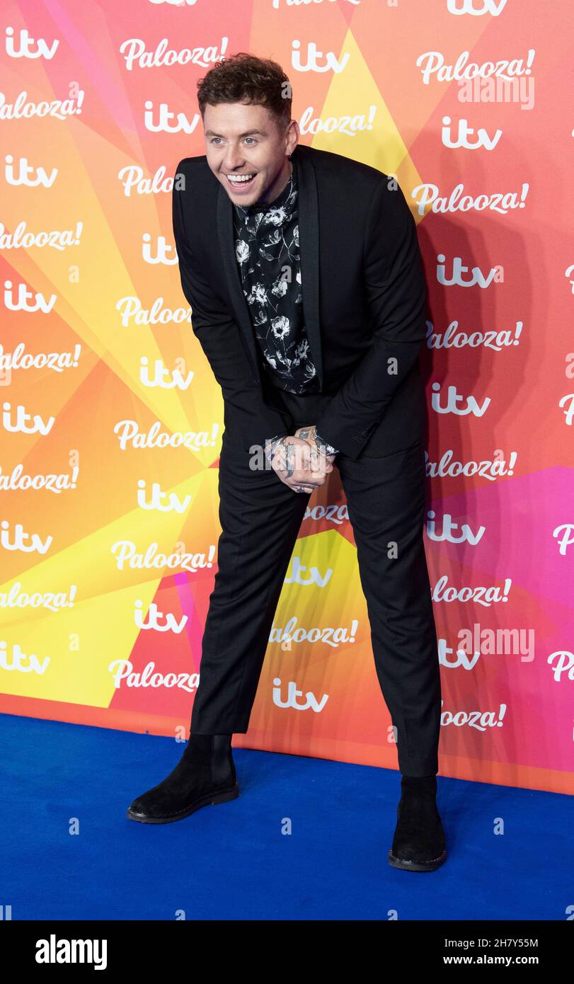 London, UK. 23rd Nov, 2021. Danny Jones attends the ITV Palooza! 2021 ...