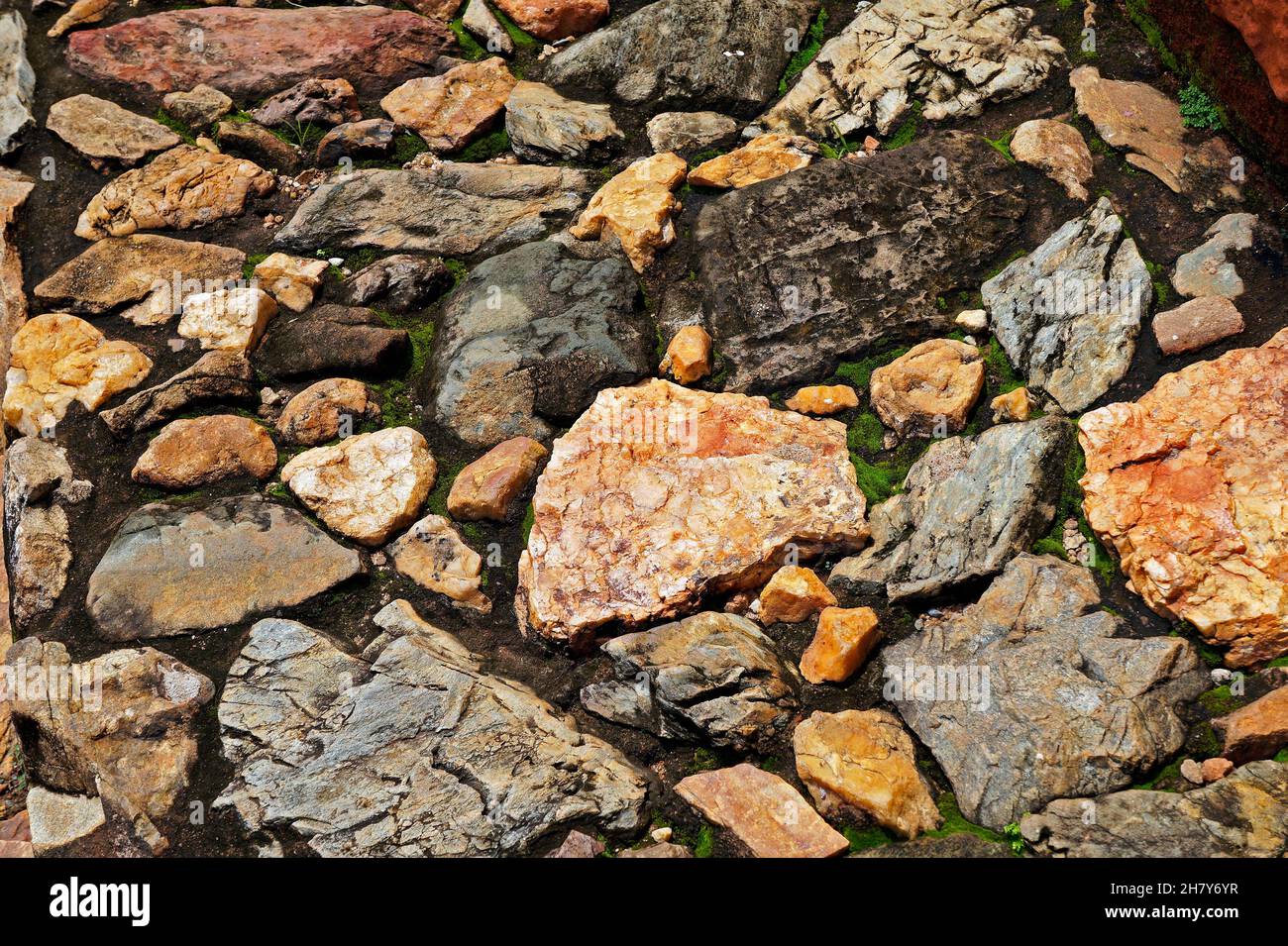 Typical paving stones in Tiradentes, Minas Gerais, Brazil Stock Photo ...
